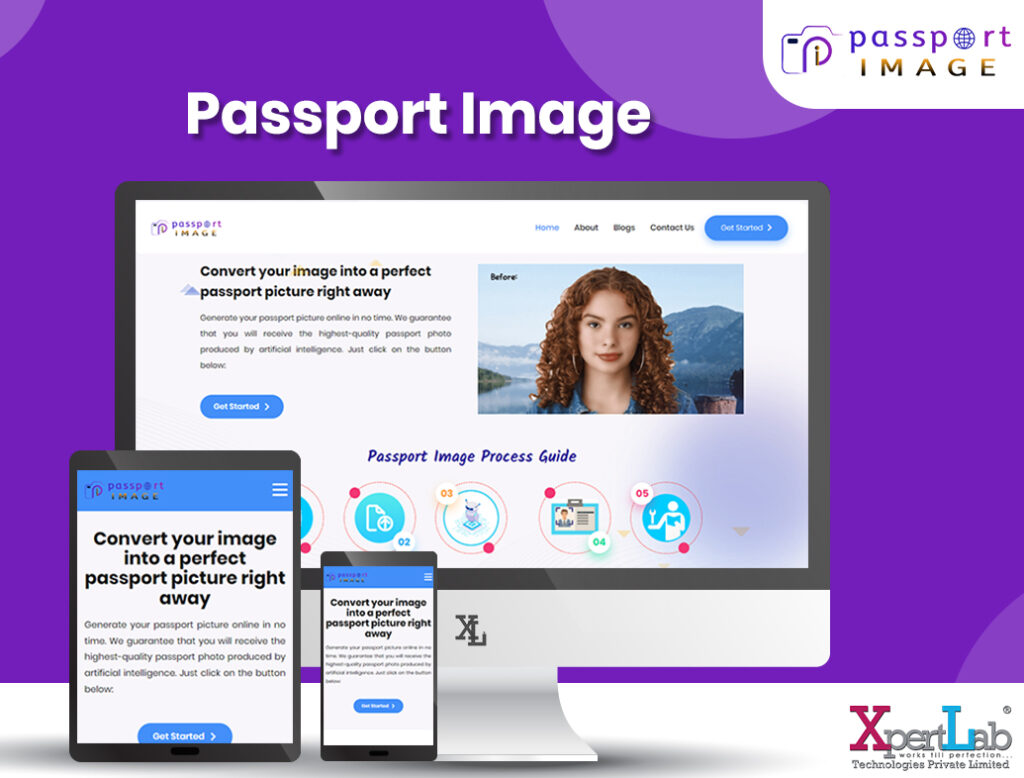 Passport image || XpertLab - Website Designing, Junagadh