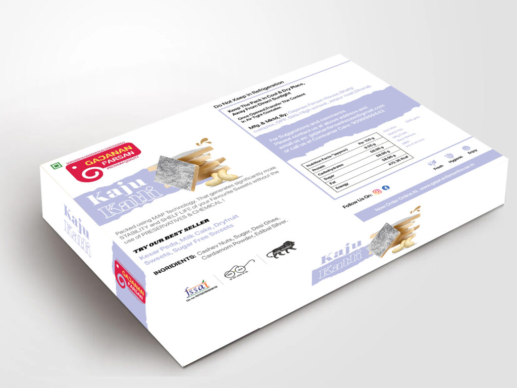 Gajanan Farsan (Packaging) || XpertLab - Website Designing