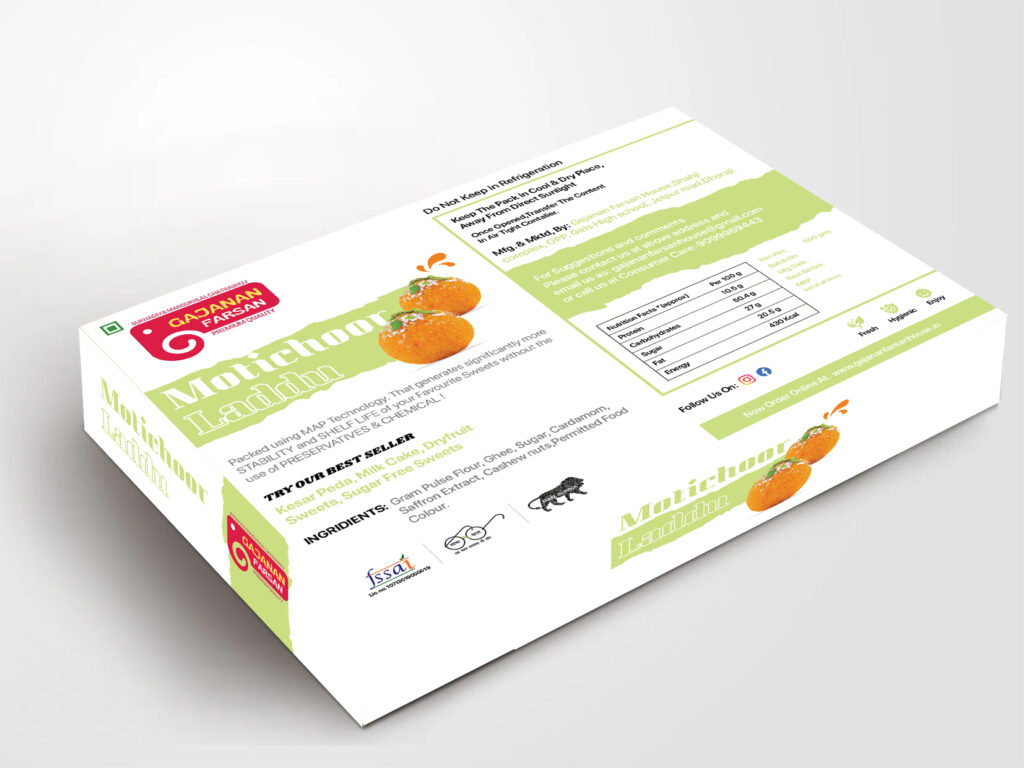 Gajanan Farsan (Packaging) || XpertLab - Website Designing