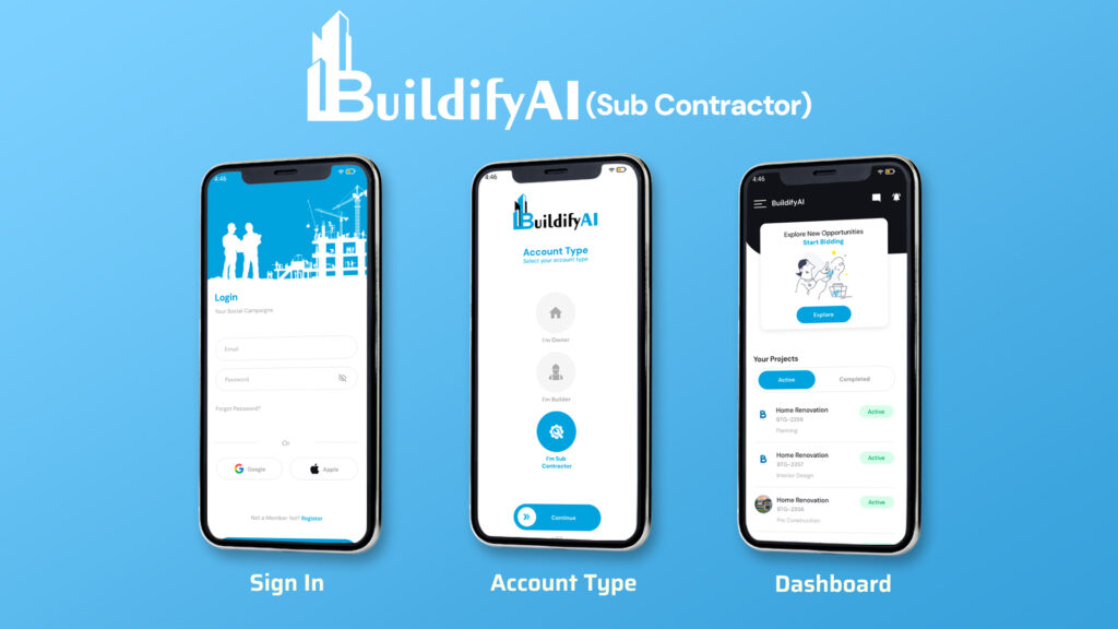 BuildifyAI Sub Contractor (UI/UX) || XpertLab - Website